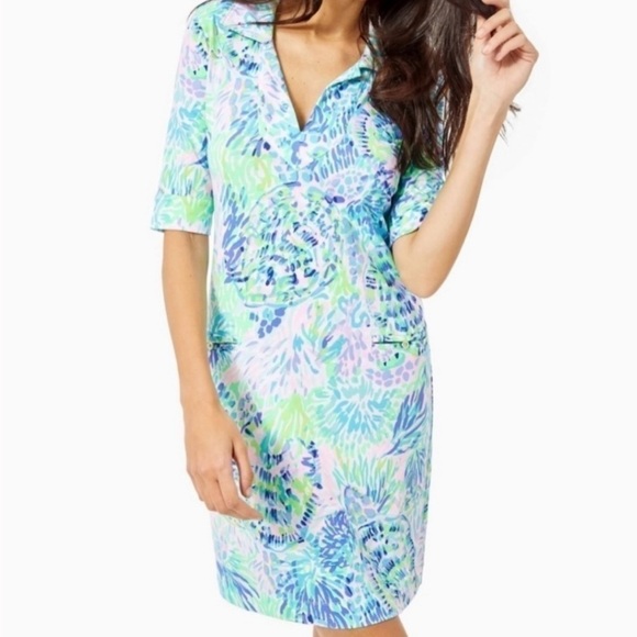 Lilly Pulitzer | Dresses | Lilly Pulitzer Upf 5 Quincey Dress Multi ...